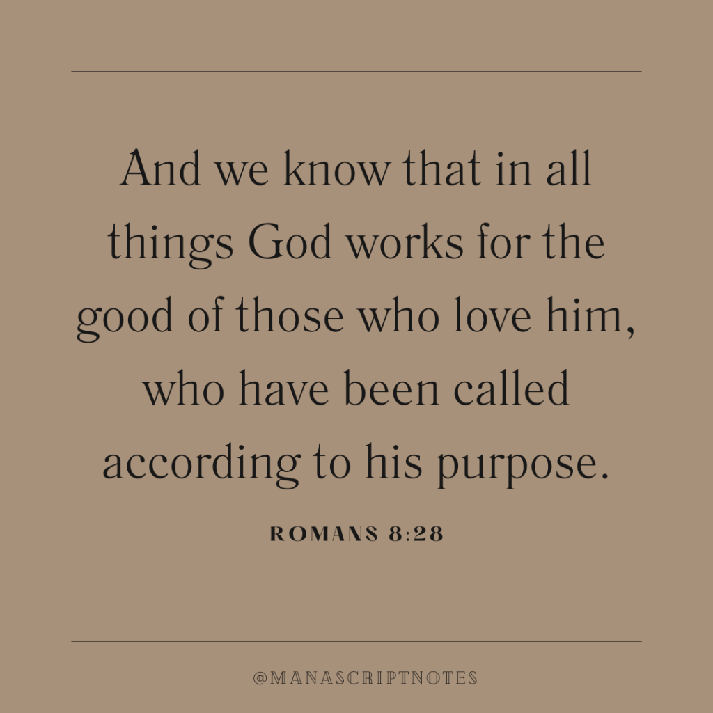 Romans 8:28 – MANÁ